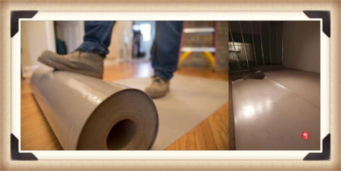 Material 320gsm 400gsm PE Coating Length 29m Floor Protection Paper Roll