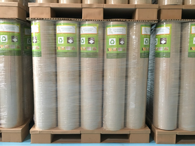 0.91mm Thickness Easy Clean Width 32inch Construction Floor Covering Paper